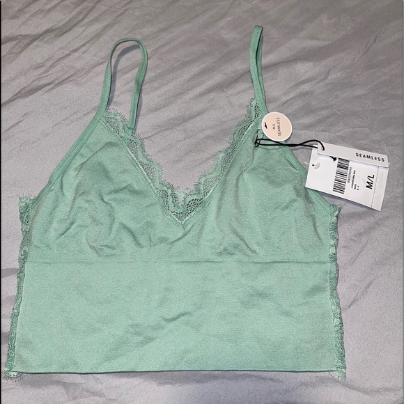 Forever 21 | Intimates & Sleepwear | Sage Laced Steam Less Bra | Poshmark